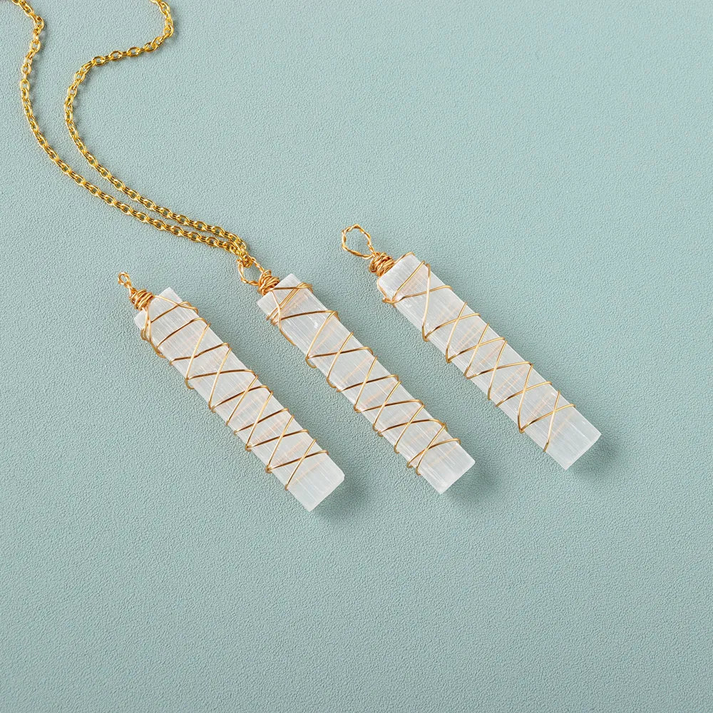Real selenite necklace | Loveselenite